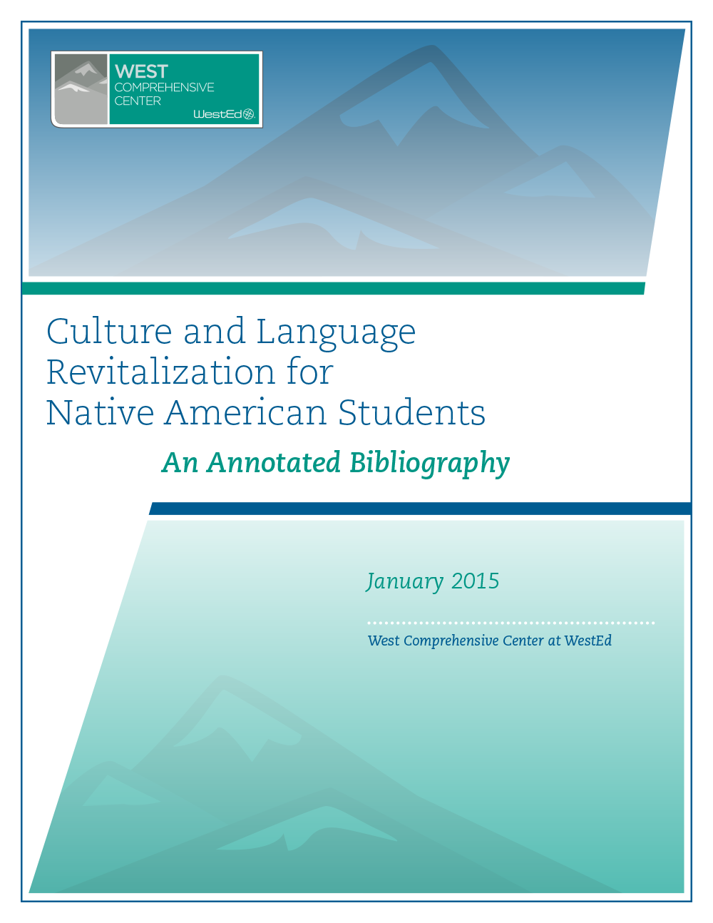 Culture and Language Revitalization for Native American Students: An ...