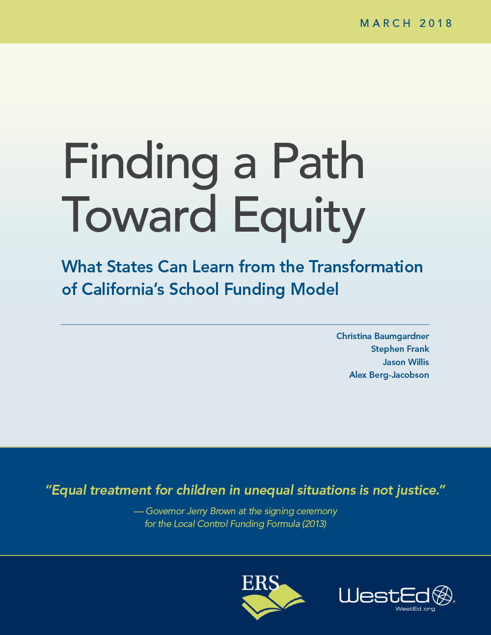 Finding a Path Toward Equity: What States Can Learn from the ...