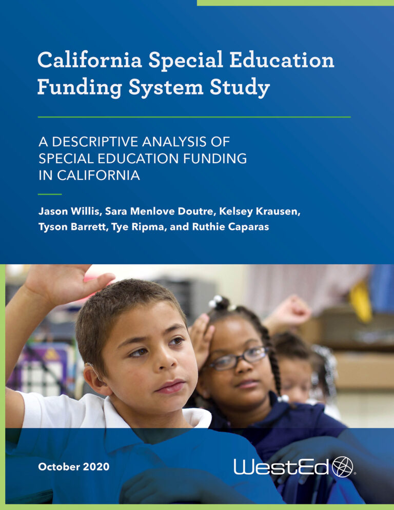 California Special Education Funding System Study, Part 1: A ...