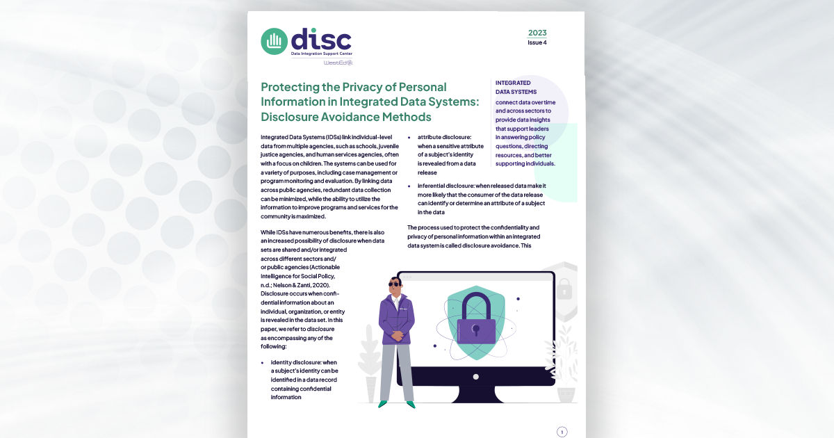Protecting the Privacy of Personal Information in Integrated Data ...
