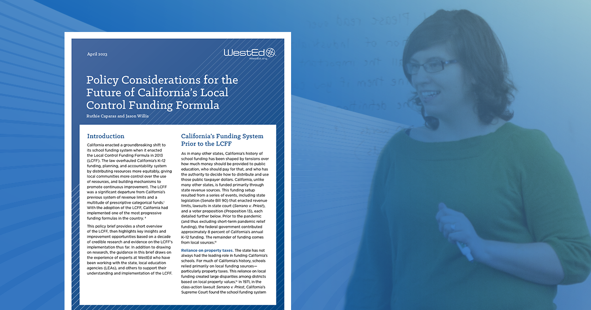 Policy Considerations for the Future of California’s Local Control ...