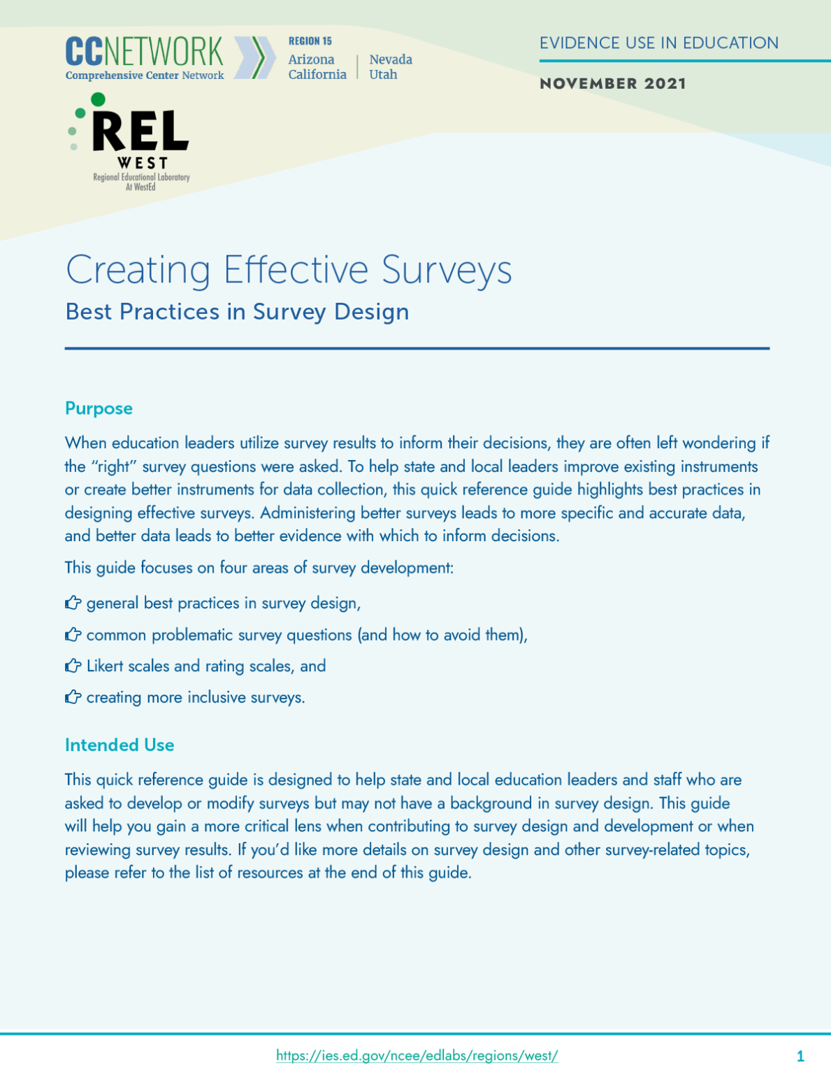 Creating Effective Surveys: Best Practices in Survey Design – WestEd