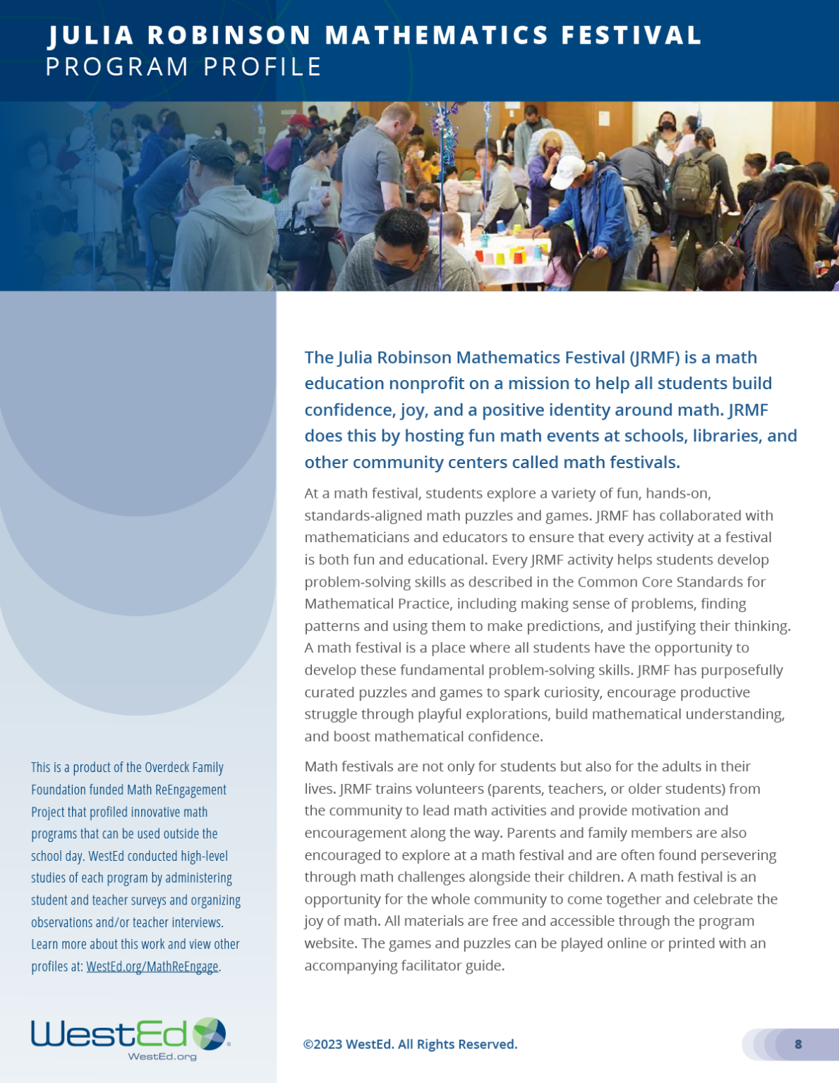 Math for Love Program Profile – WestEd