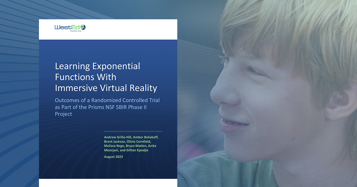 Learning Exponential Functions With Immersive Virtual Reality: Outcomes of a Randomized ...